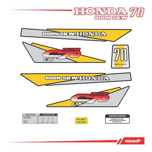Jual STIKER STRIPING DECAL BOONSIEW HONDA C70 MALAYSIA MODEL D - Kab ...