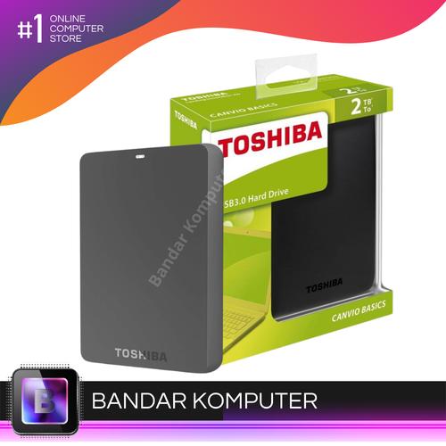 Jual HD External 2TB Toshiba Canvio Harddisk HDD External 2,5" USb 3.0 - READY - Jakarta Pusat ...