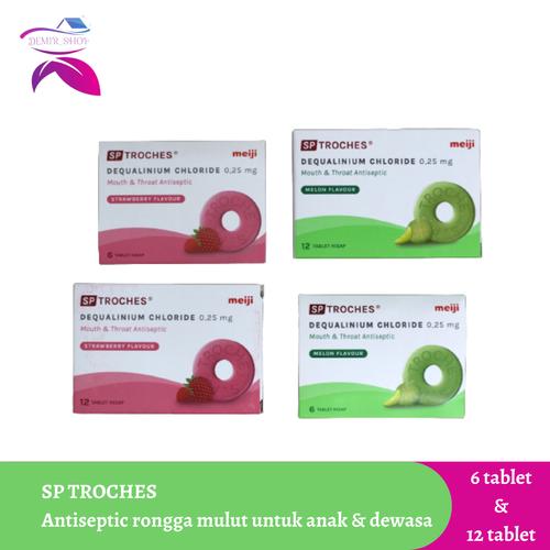 Promo SP Troches Meiji Tablet Hisap Antiseptic Rongga Mulut / Obat ...