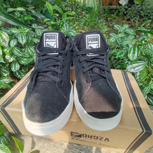 Jual Sepatu Puma Suede S hitam garis putih original - Kab. Bekasi ...