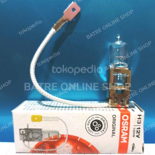 Jual OSRAM H3 12V 100W 64151 MADE IN GERMAN LAMPU HALOGEN 100W 12V H3 ...