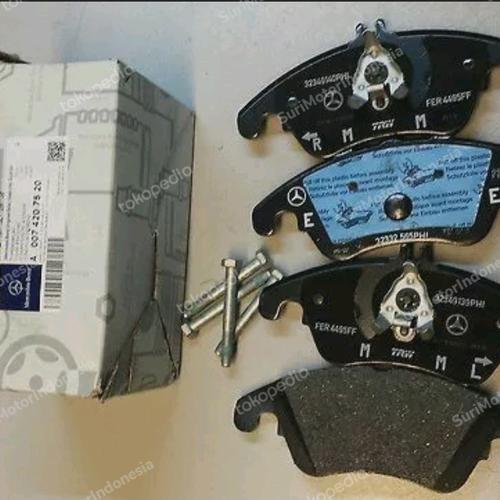 Jual Kampas Rem Depan SLK E Coupe C207 A0074207520/64 Original Mercedes ...