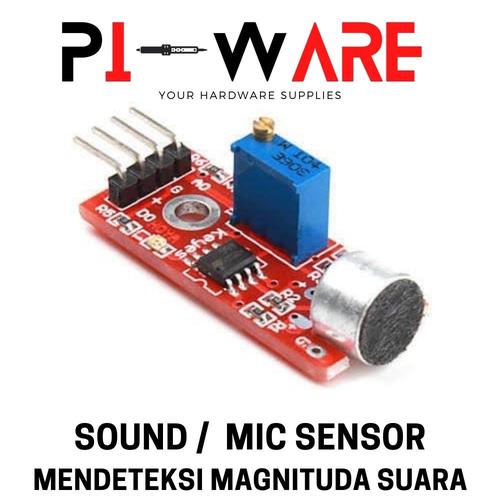 Jual Sound Mic Microphone Sensor Detection Module Mendeteksi Magnitud ...