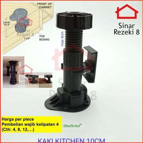 Jual Kaki Kitchen 10 cm / Adjustable Kaki Lemari Kitchen Set Dapur Meja ...