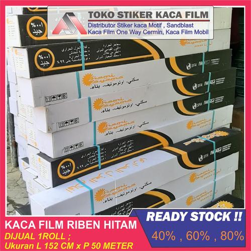 Promo KACA FILM RIBEN 40% 60% 80% KACA FILM ROLLAN ( 1,52 x 50meter ...