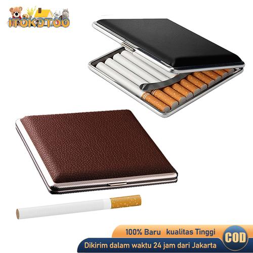 Jual Wadah Rokok Kulit Mewah Kotak Tempat Rokok Lipat Cigarettes Box ...