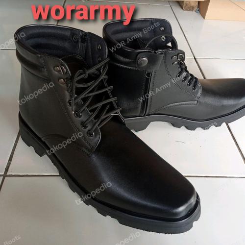 Jual sepatu pdh ukuran besar No 45,46,47 Model tali dan Resleting ...