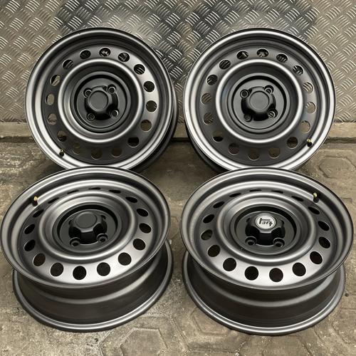 Jual Velg kaleng besi oem look 16" 4x100 et38 jazz brio calya freed ...