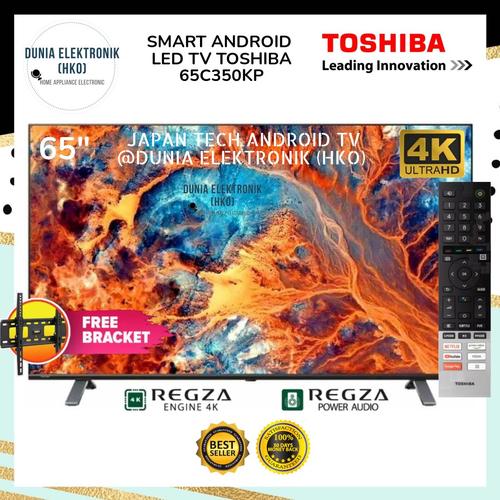Promo LED TV TOSHIBA 65C350KP SMART TV 65 INCH ANDROID TV UHD 4K REGZA ...