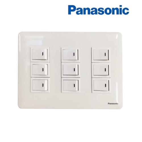 Jual Saklar 9 Gang atau Grid Switch 9 Gang Panasonic Full Color ...