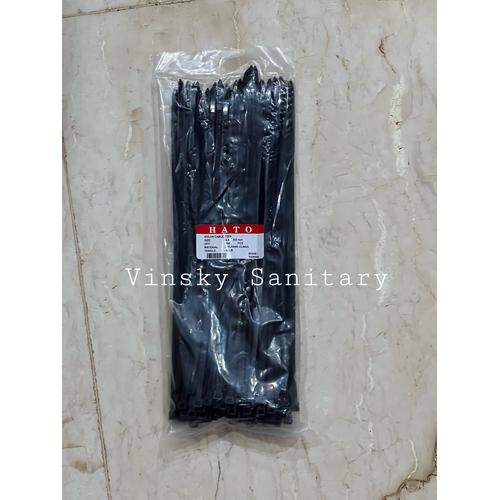 Jual Kabel Tis Ties Kabel Stik Nylon Cabel Ties HITAM TEBAL - 4.8mm x ...