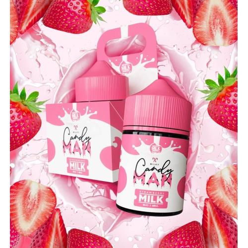 Jual Candyman Milk Strawberry Milk 60ML by TNT x FVS - Liquid Candy Man ...