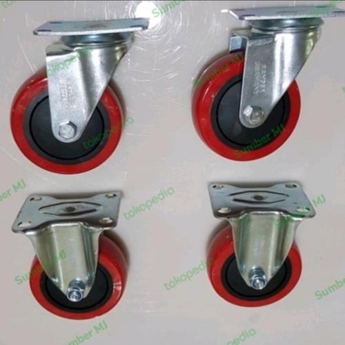 Jual Roda Troli PU Ranger Germany 4 inch 1 set - Jakarta Barat - Sumber ...