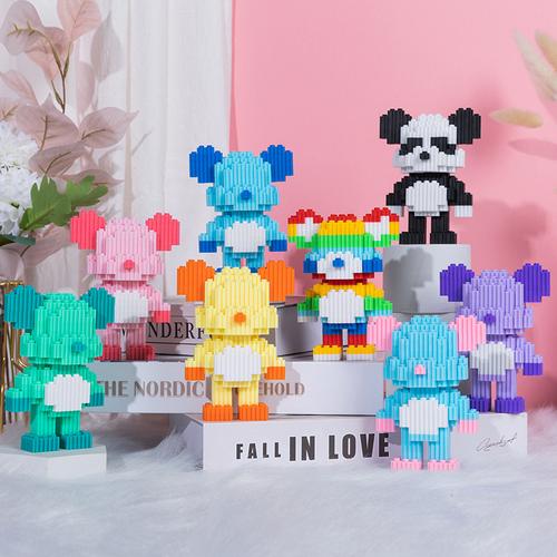 Promo Nano Block Mini Bearbrick Figure | Violent Bear | Bricks Nano ...
