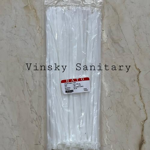 Jual Kabel Tis Ties Kabel Stik Nylon Cabel Ties PUTIH TEBAL - 4.8mm x ...