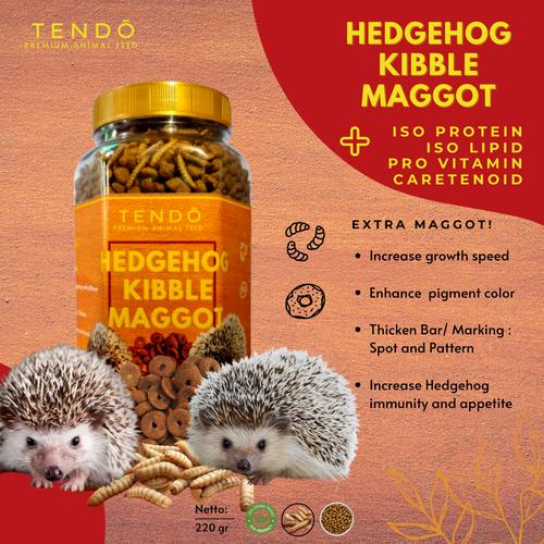 Promo Tendo Hedgehog Kibble Maggot Kering Pakan Makanan Landak Mini ...