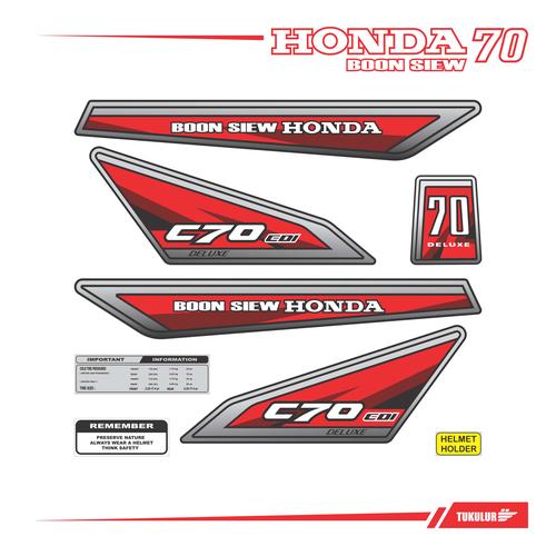 Jual STIKER STRIPING DECAL BOONSIEW HONDA C70 MALAYSIA MODEL C - Kab ...