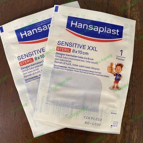 Jual Hansaplast Sensitive Sterile XXL (8x10 cm)-Plester Luka Pasca Operasi - Kota Semarang - To ...