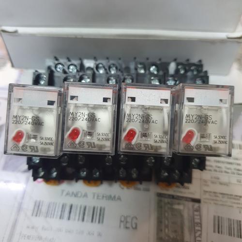 Jual RELAY MY2N-GS 220V OMRON ORIGINAL LAMPU + SOCKET - Jakarta Pusat - PUTRA PANEL ELECTRIC ...