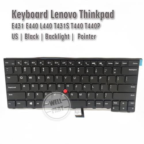 Jual Keyboard Lenovo Thinkpad T440 E431 E440 L440 T431S T440P backlight ...