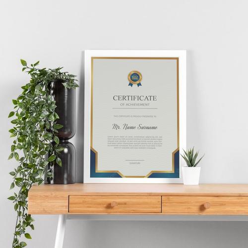 Jual FRAME SERTIFIKAT WEDDING KAYU MOTIF MINIMALIS WARNA HITAM PUTIH ...