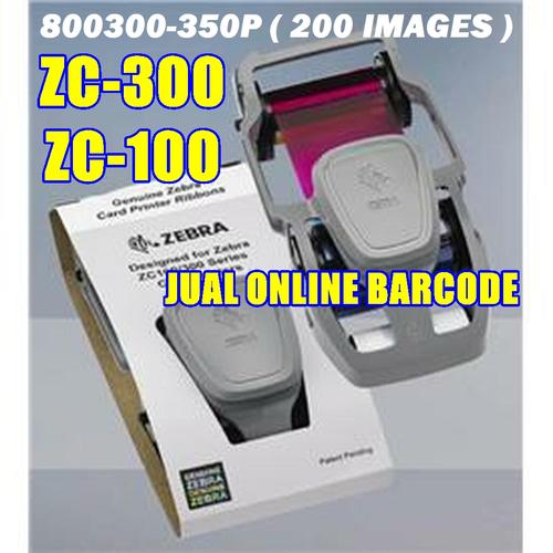 Jual ZEBRA RIBBON TINTA WARNA YMCKO PRINTER ZC300 ZC100 PN-800300-350AP ...
