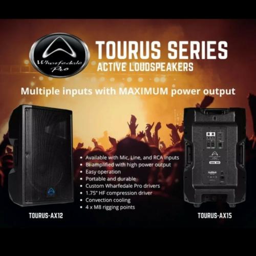 Jual Speaker Active 15" WHARFEDALE TOURUS AX15 | WHARFEDALE TOURUS AX ...