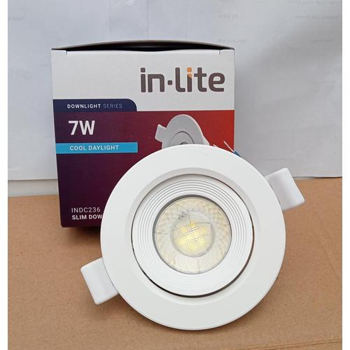 Jual Lampu Spotlight Inlite 7w INDC236 LED Slim Downlight 7 watt ...