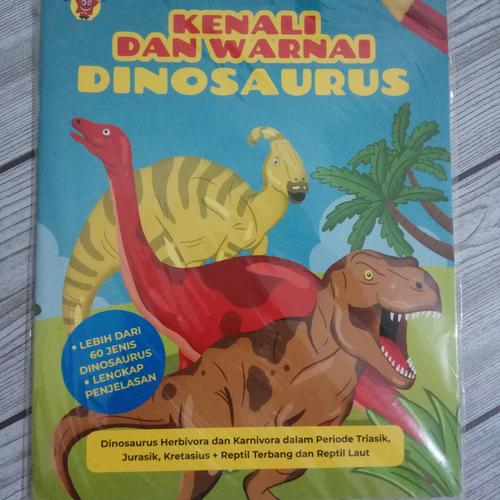Jual Kenali dan Warnai Dinosaurus - Kota Bekasi - Nit Nat Nut | Tokopedia