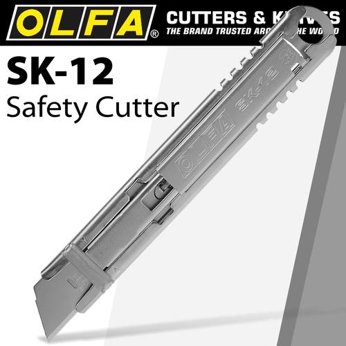 Jual Safety Cutter Stainless SK-12 Olfa All Stainless Steel Safety knife - Jakarta Barat ...