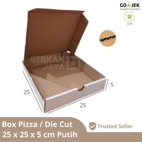 Jual Box Pizza Putih / Kardus / Hampers / Dus Packing / Gift Box - 25 X ...