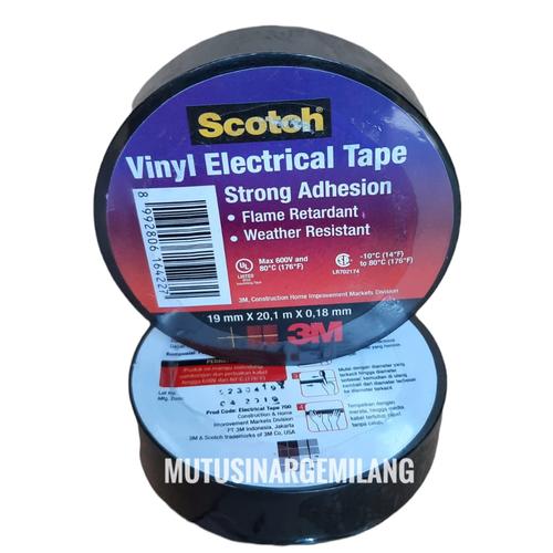 Jual 3M Scotch 700 Isolasi Listrik Vinyl/ Electrical Tape Berkualitas ...