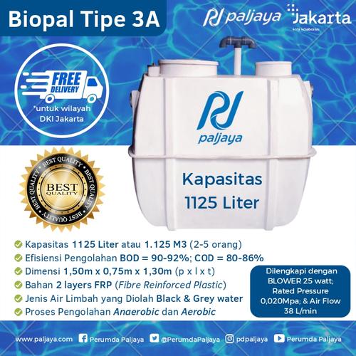 Jual BIOPAL Tangki Septik / Septic Tank TIPE 3A Kapasitas 1125 Liter ...