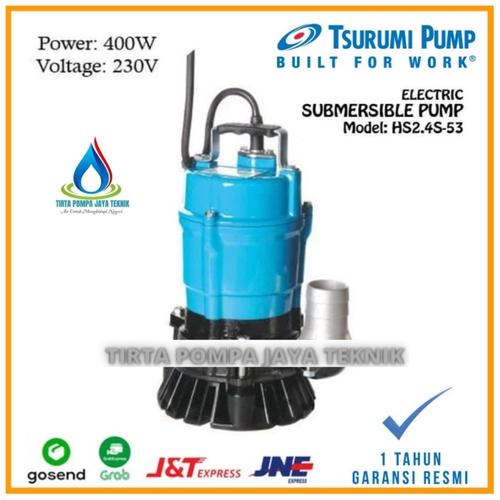 Jual POMPA TSURUMI HS2.4S POMPA CELUP AIR KOTOR 2" SUBMERSIBLE SEWAGE ...