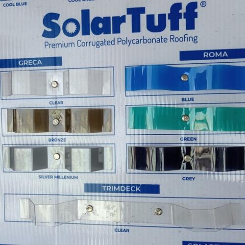 Jual Atap Solartuff gelombang kotak (Greca) & bulat (Roma) - Putih ...
