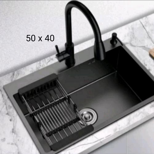Jual Kitchen Sink ONAN Golden Hand 5040 Stainless 304 Hitam/Black ...