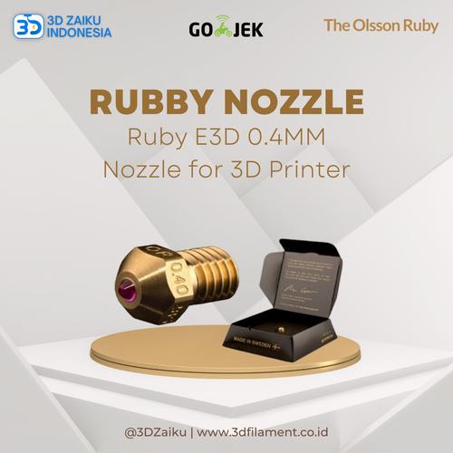 Jual Original Olsson Ruby E3D 0.4MM Nozzle for 3D Printer - Jakarta ...