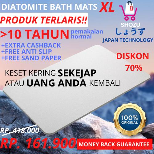 Jual Keset Kamar Mandi Diatomite / Keset Super Serap Anti Air Original ...
