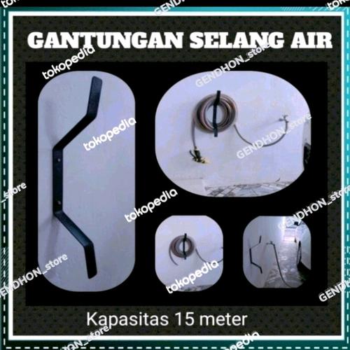 Jual BRACKET SELANG AIR / GANTUNGAN SELANG AIR BESI / RAK SELANG AIR ...