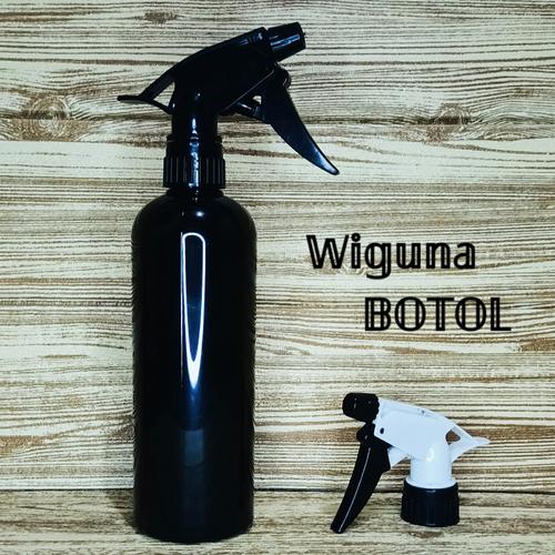 Jual Botol Spray 500 ML Hitam / Botol PET 500ml Tinggi Tutup Big Triger ...