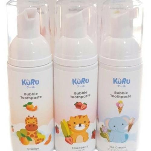Jual Kuru Bubble Foam Kids Toothpaste Pasta Gigi - Jeruk - Kota ...