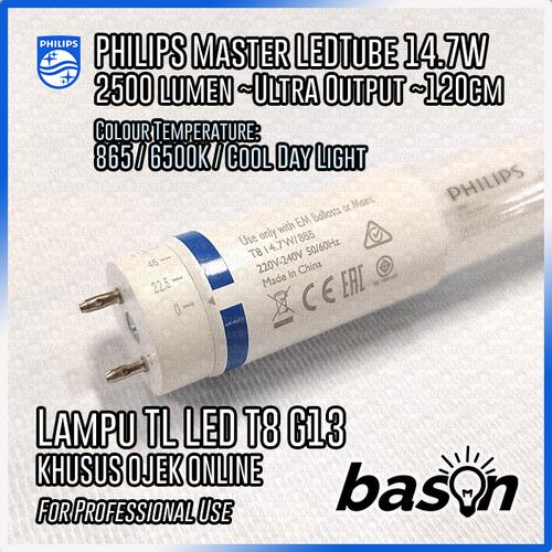Promo PHILIPS Master LEDTube 14.7W T8 2500lm UO 1200mm - TL LED Ultra Output - Putih 6500K ...