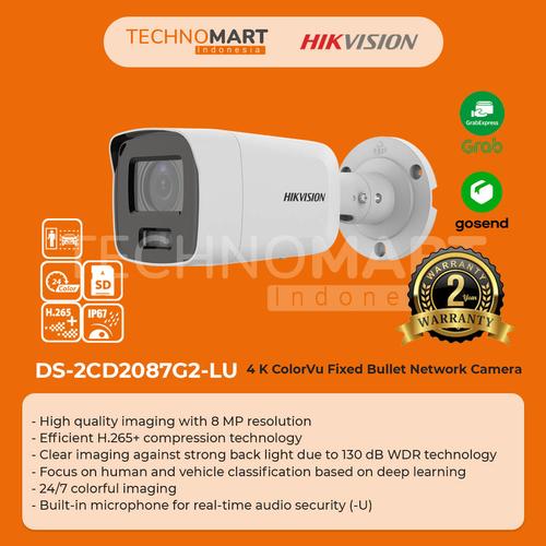 Jual DS-2CD2087G2-LU - HIKVISION IP CAMERA 8MP COLORVU AUDIO - Jakarta ...