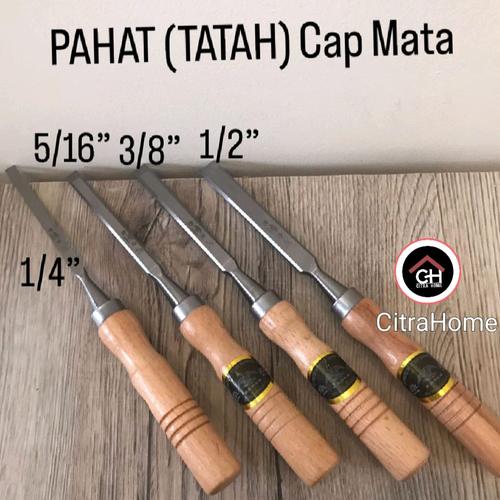 Jual Pahat / Tatah Pegangan Kayu Cap Mata - 5/16 Inch - Kota Bandung ...