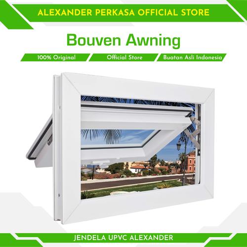 Jual JENDELA UPVC ALEXANDER BOUVEN AWNING WINDOW JUNGKIT 60X40 CM ...