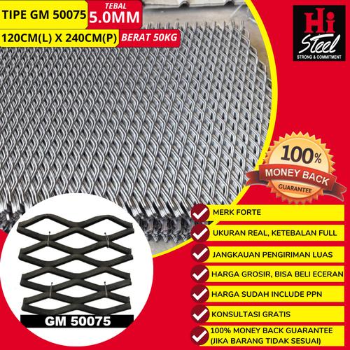 Jual Expanded Metal Besi Tipe GM 50075 - 120cm x 240cm - Kota Bekasi ...