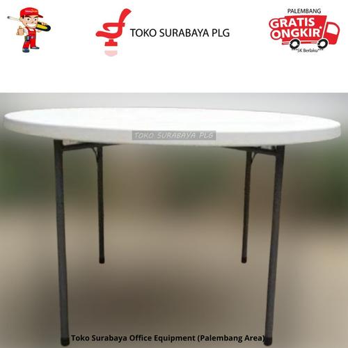 Jual Meja Food Court Meja Makan Lipat Meja Folding Desk Fiber Bundar ...