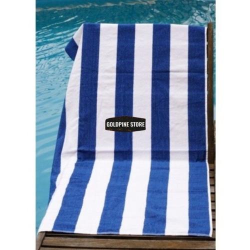 Jual Handuk Kolam Renang / POOL TOWEL JUMBO - biru putih - Kota Bandung ...