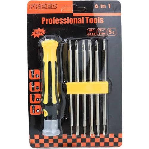 Jual Obeng HP Obeng Set 6in1 Obeng Bolak Balik Set Freed Obeng Mini ...