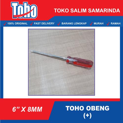 Jual Obeng Screwdriver Plus (+) 8mm x 6" (150mm ) Magnet Toho - Kota ...